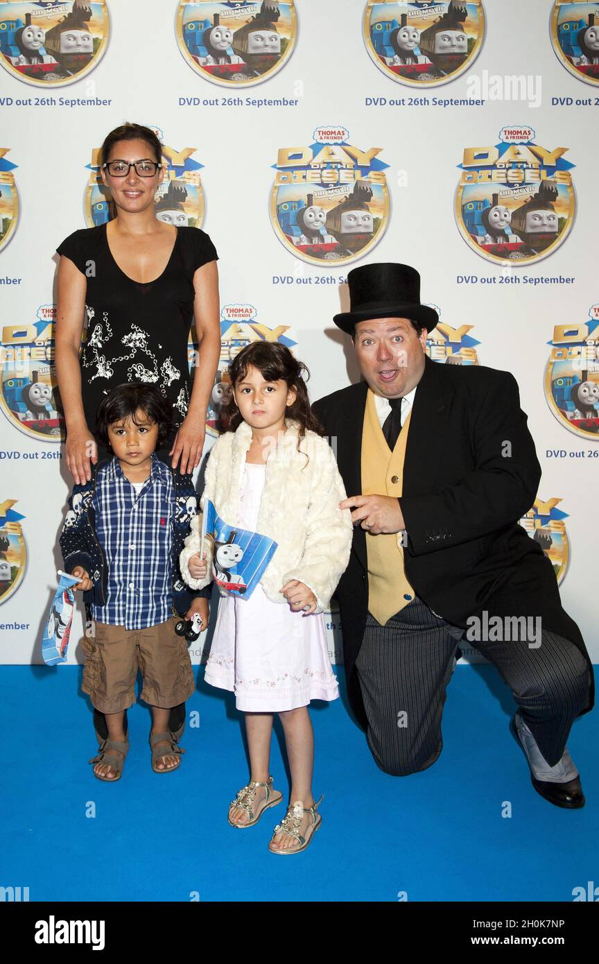 Laila Rouass and children Zacharia and Imnez arriving at the Premiere ...