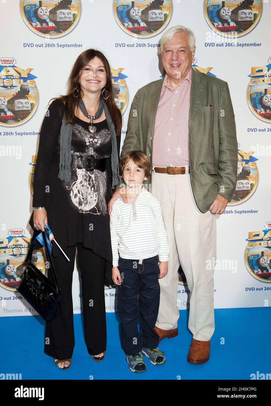 John Simpson with Adele Kruger and son Rafe arriving at the Premiere of ...