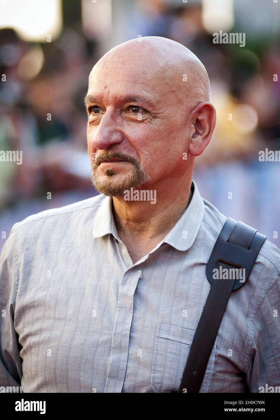 Sir Ben Kingsley arriving at the premiere of 'George Harrison: Living ...
