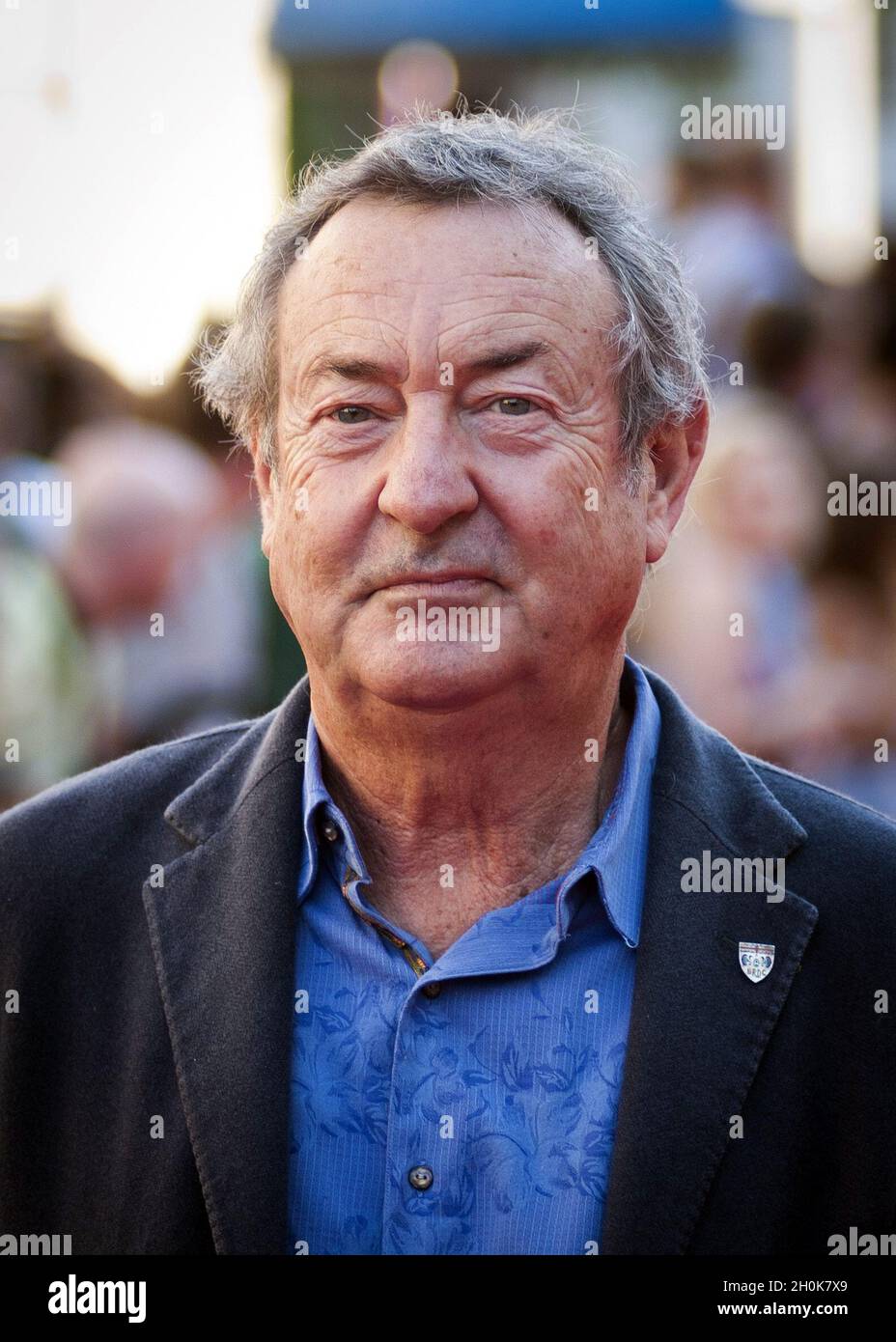 NIck Mason arriving at the premiere of 'George Harrison: Living in a ...