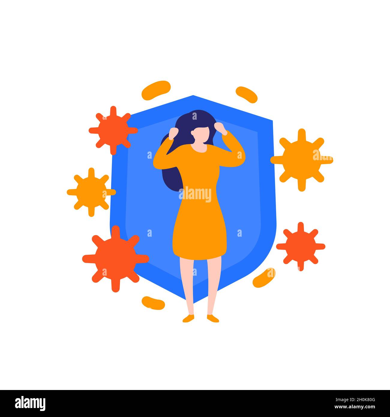 immune system and viruses, vector illustration Stock Vector Image & Art ...