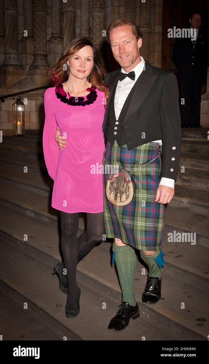 Iain Glen and partner arrive at the 'Chain of Hope Ball', The Natural ...