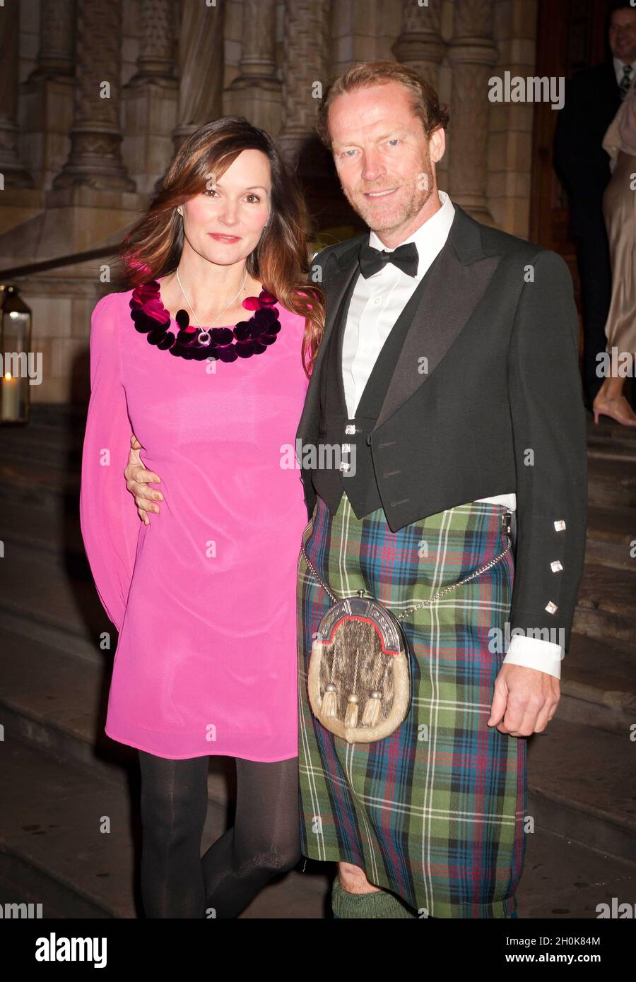 Iain Glen and partner arrive at the 'Chain of Hope Ball', The Natural ...