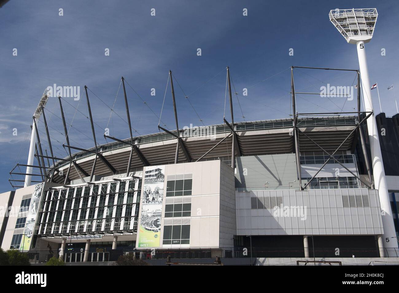 General View of The Melbourne Cricket Ground (MCG), Melbourne ...