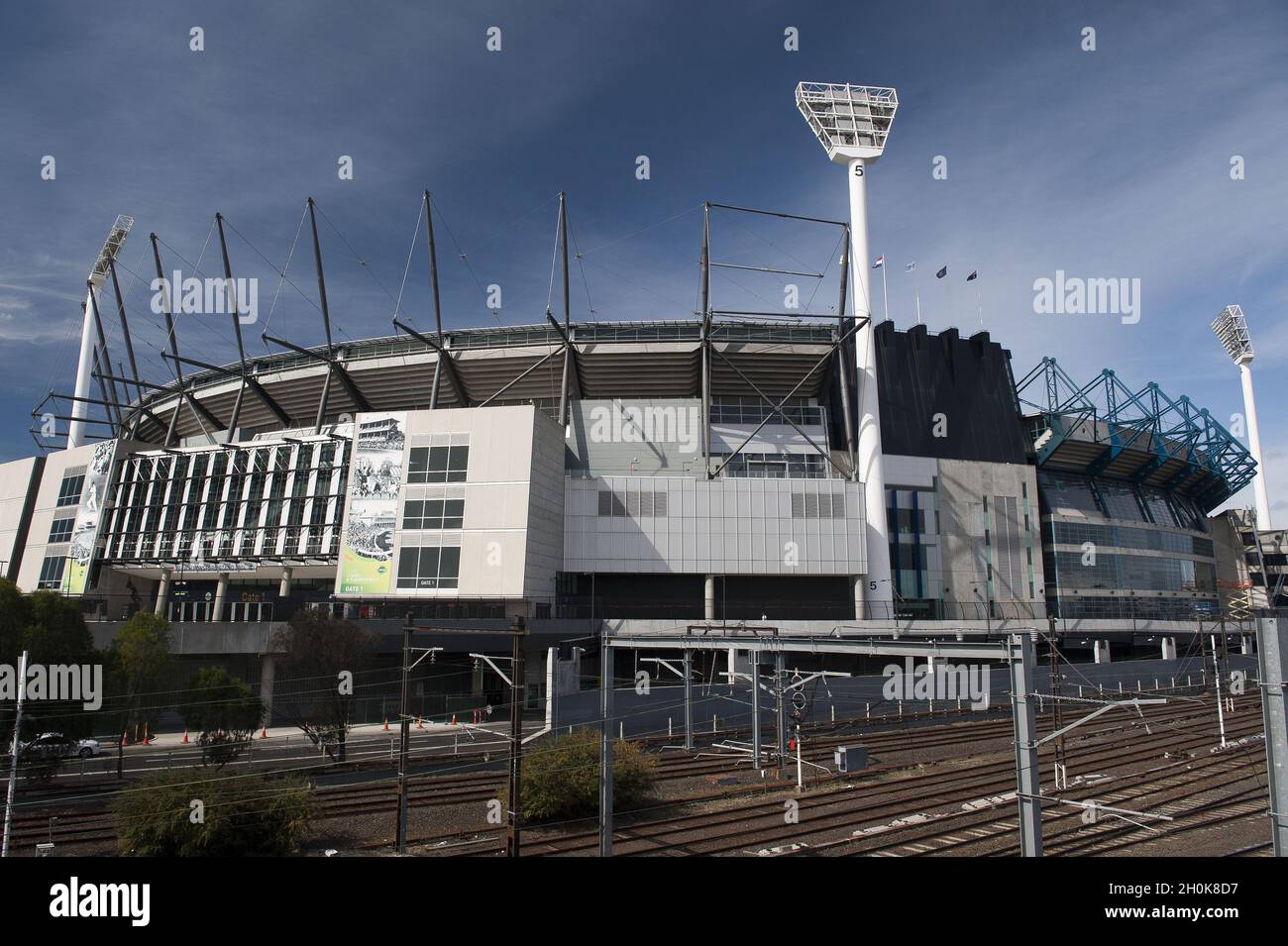 General View of The Melbourne Cricket Ground (MCG), Melbourne ...