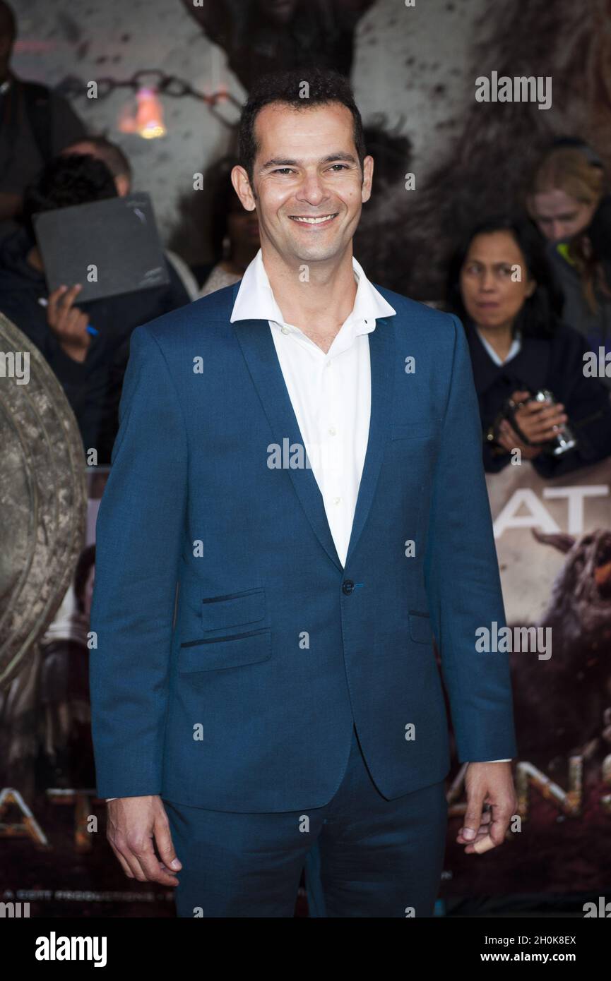 Alejandro Naranjo (Manitus) arrives at the 'Wrath of The Titans ...