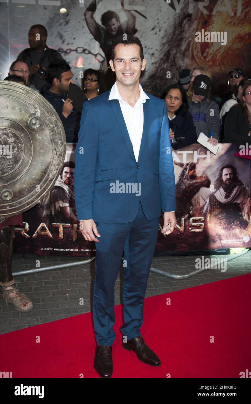Alejandro Naranjo (Manitus) arrives at the 'Wrath of The Titans ...