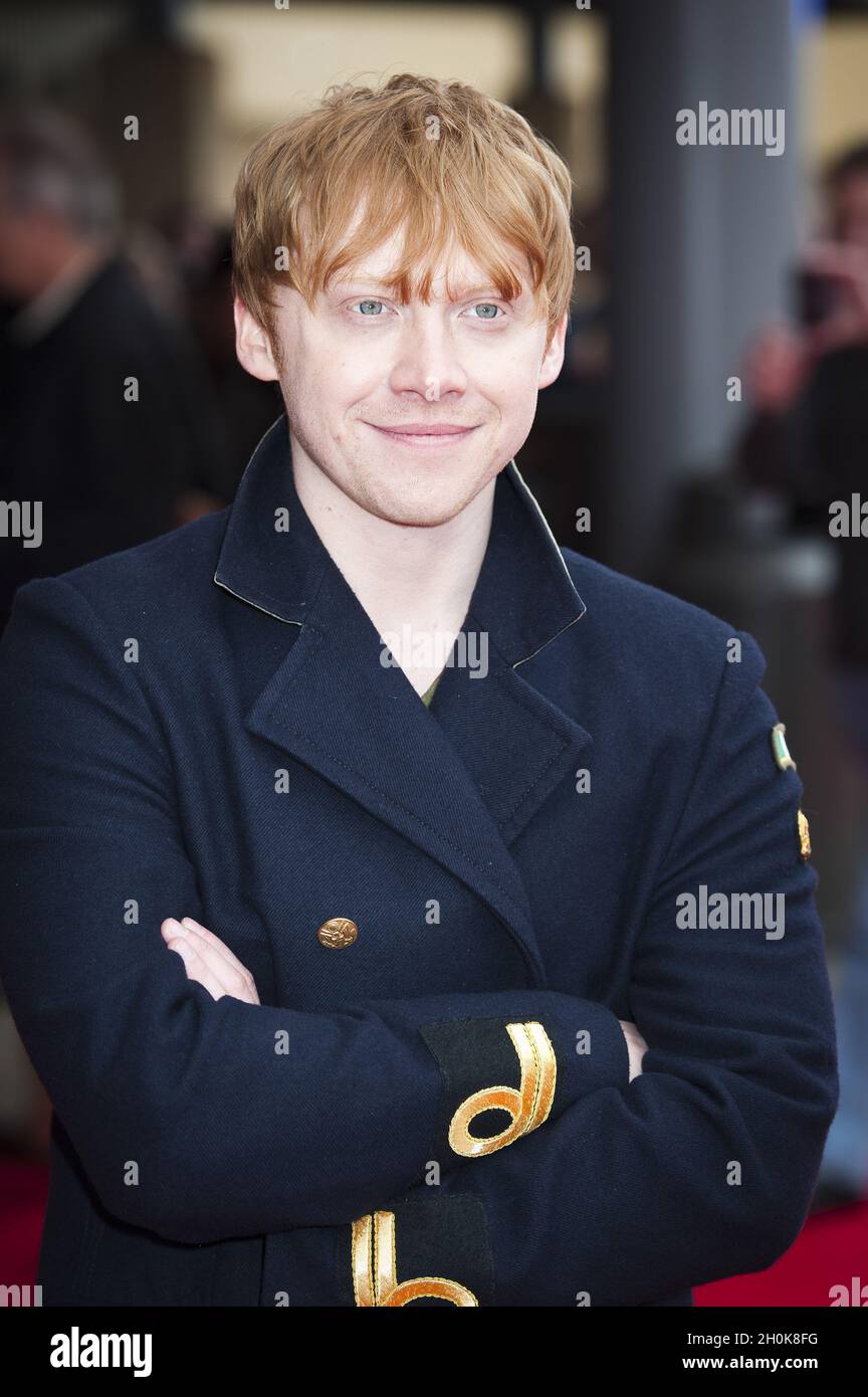 Rupert Grint arrives at the Grand Opening of the Warner Brothers - The ...