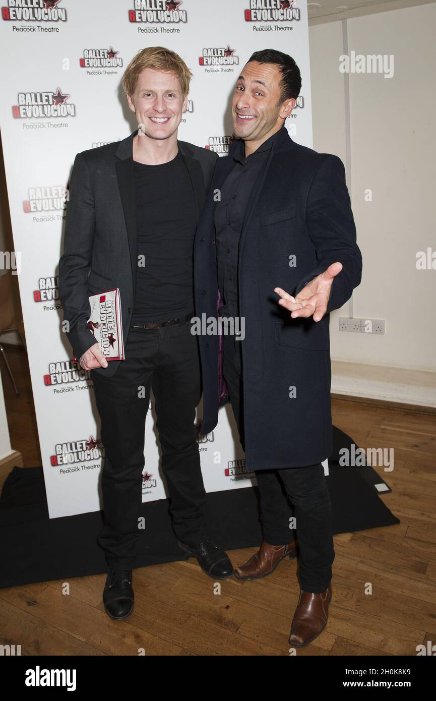 Gerard McCarthy and guest attend the Ballet Revolucion opening press ...