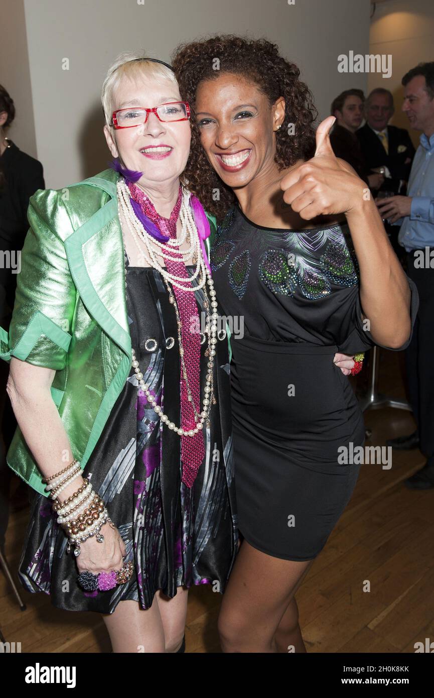 Sue Pollard and Cuban Ballet Dancer Odeymis Torres Perez attend the ...