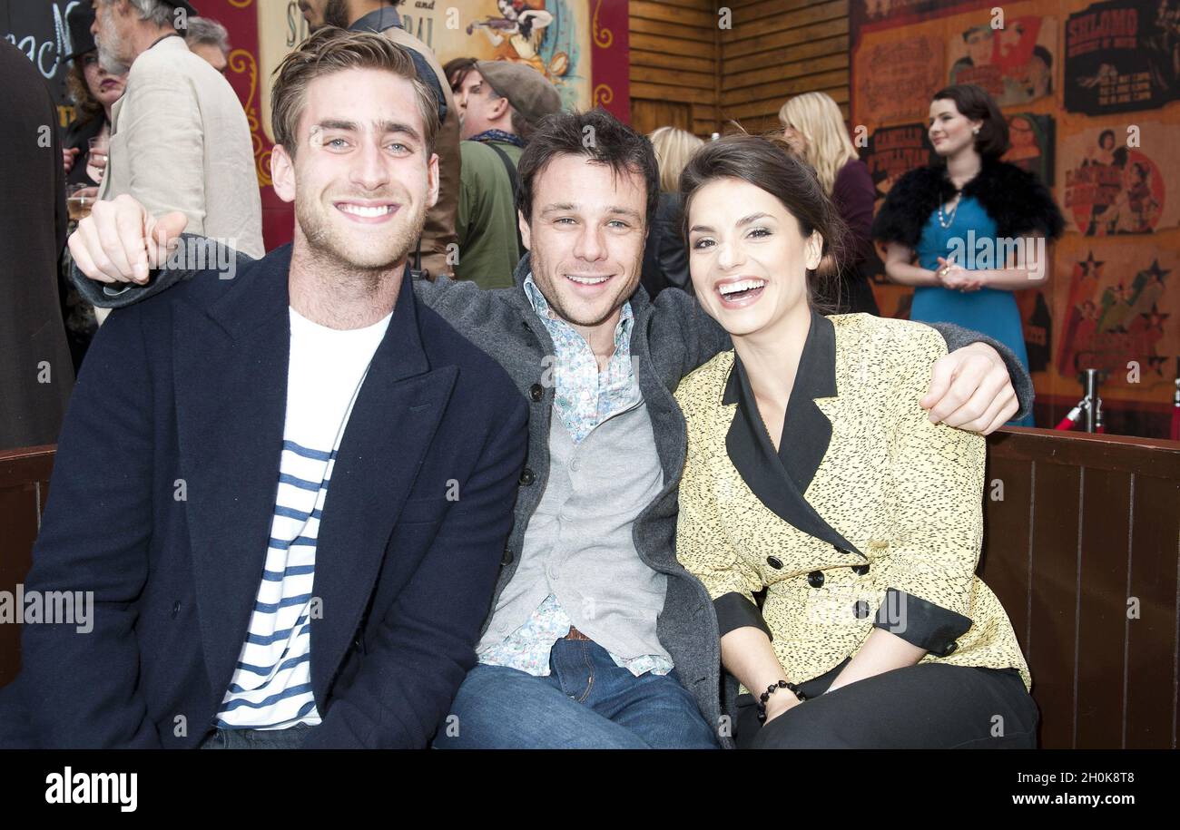Oliver Jackson-Cohen, Rupert Evans and Charlotte Riley attend the ...