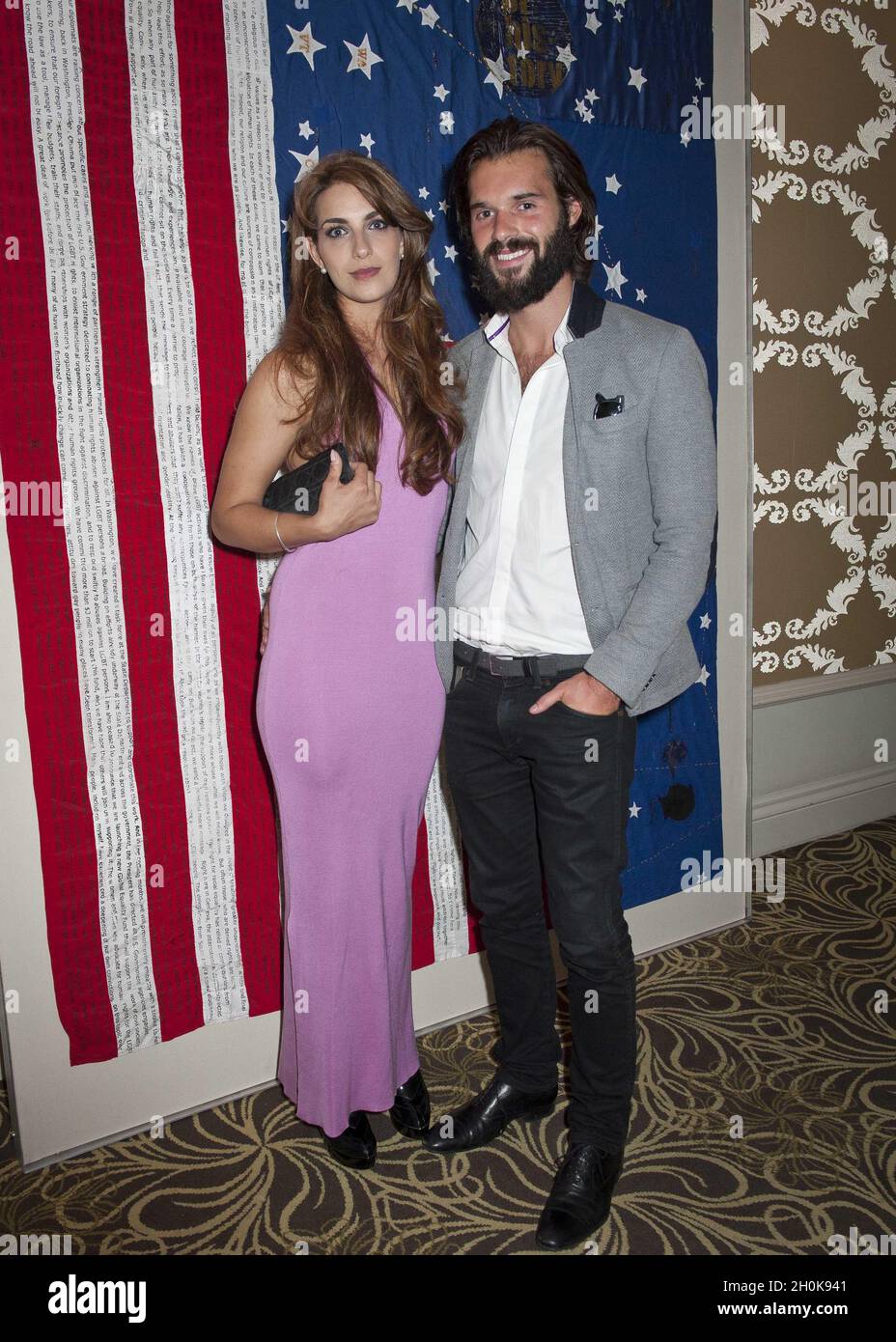 Harriet Loder and Bobby Sabel at the Dine With Pride Gala, London Stock ...