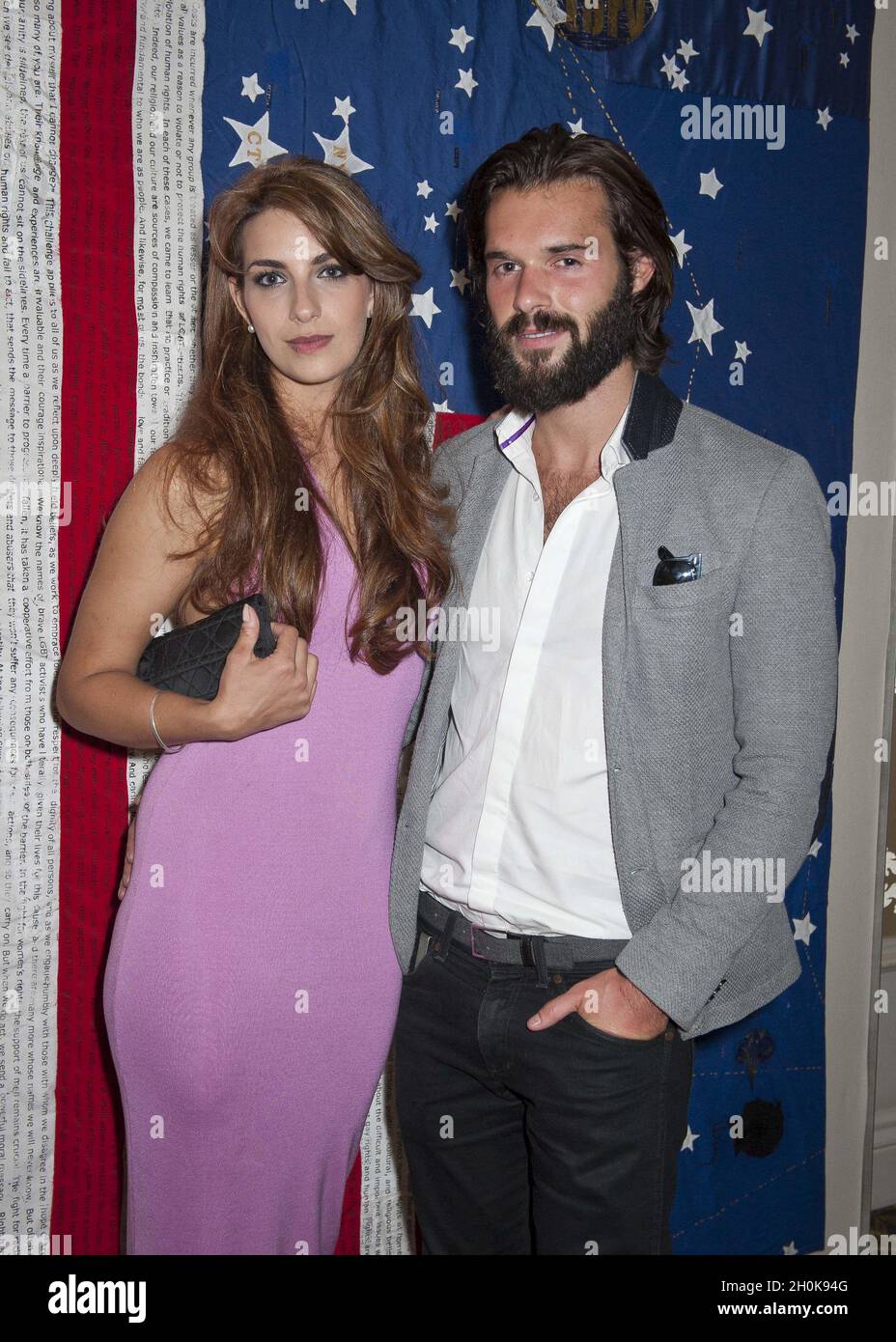 Harriet Loder and Bobby Sabel at the Dine With Pride Gala, London Stock ...