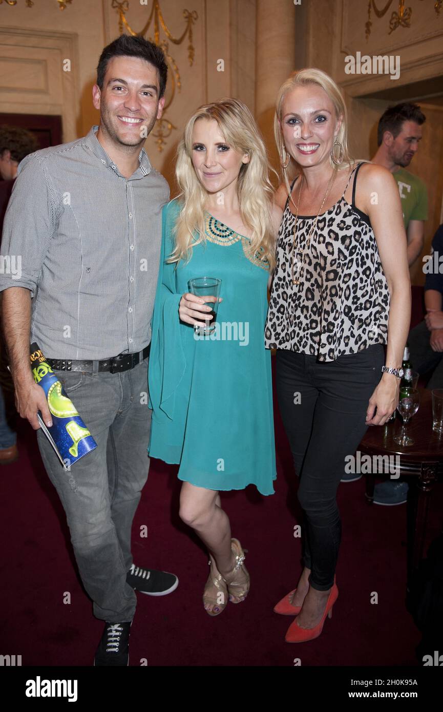 Kevin Sacre, Carley Stenson and Camilla Dallerup attend Shrek The ...