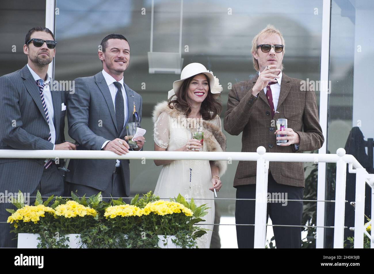 Luke Evans, Anna Friel and Rhys Ifans attend Ladies Day at Glorious ...