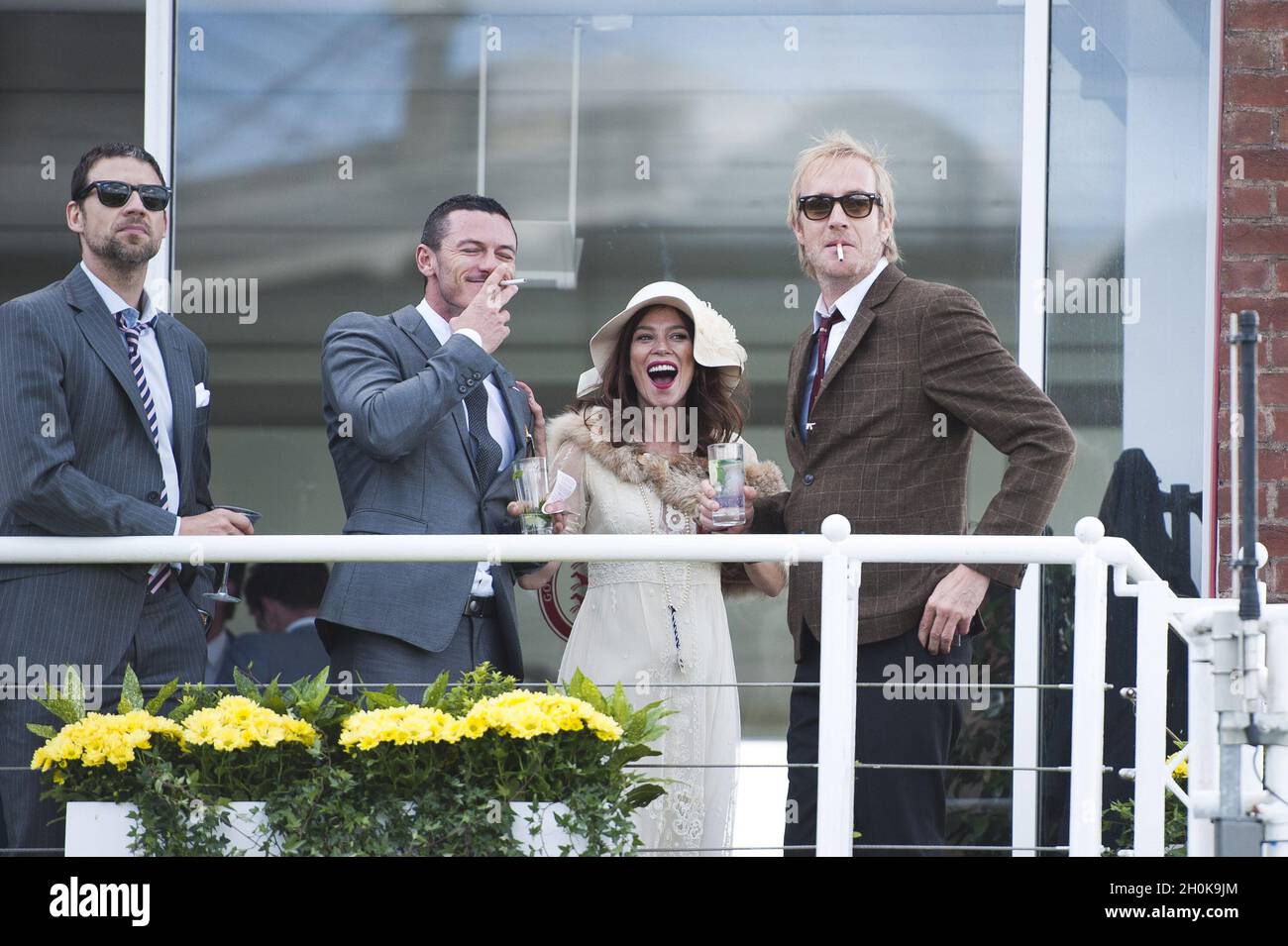 Luke Evans, Anna Friel and Rhys Ifans attend Ladies Day at Glorious ...