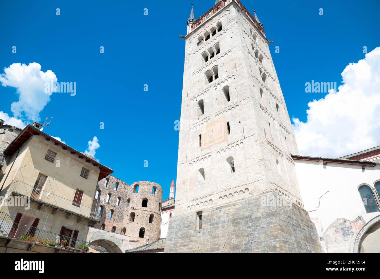 Roman ruins of Susa, Segusium, italian roman city in the north of ...