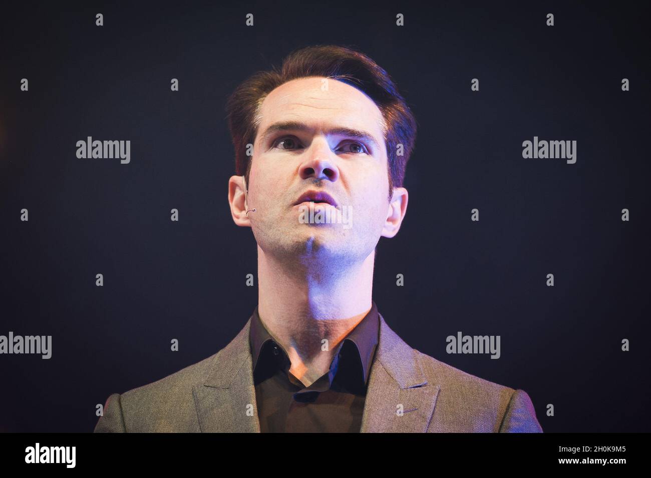 Jimmy Carr performs on stage at Camp Bestival 2012 Stock Photo - Alamy