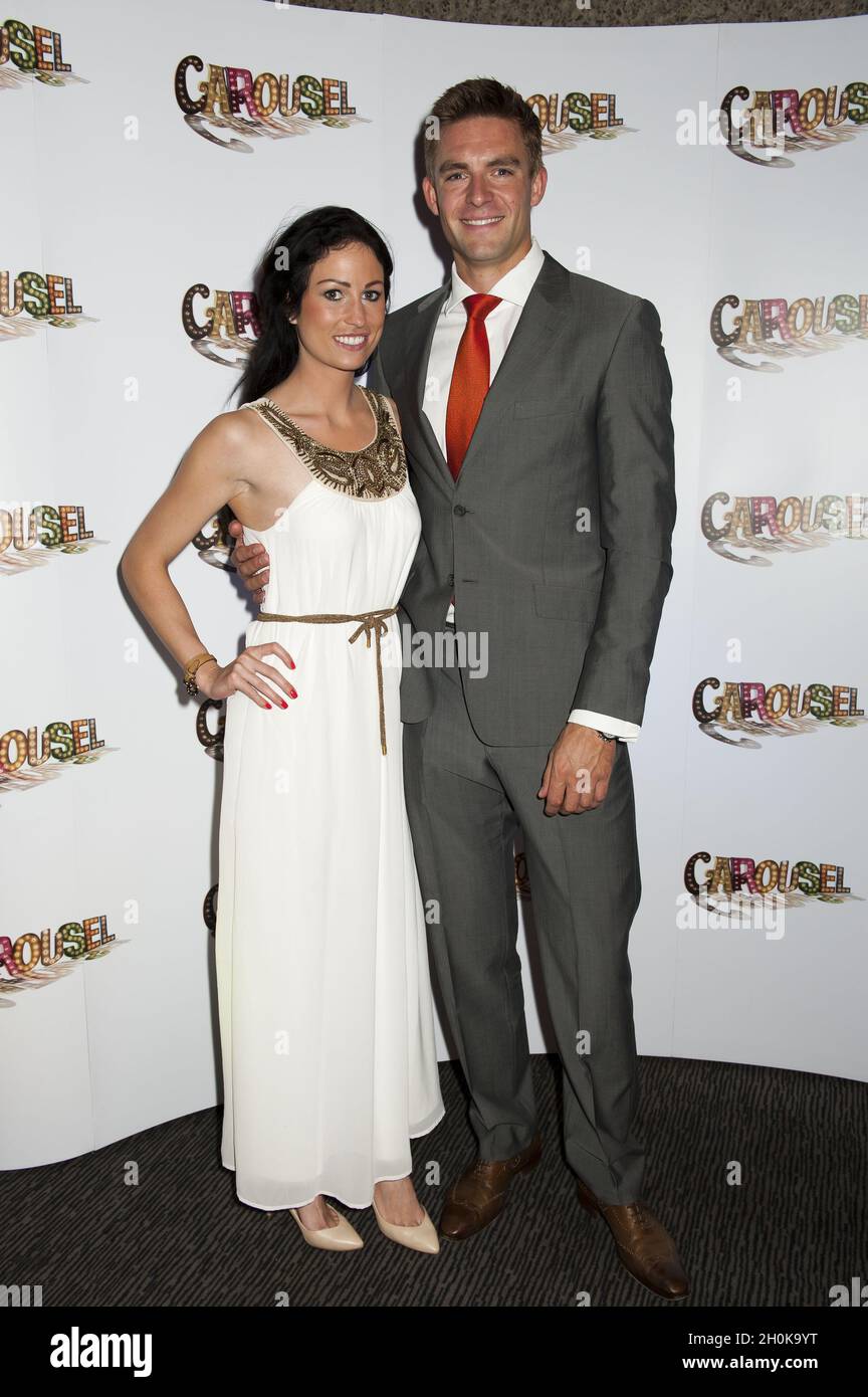 Pete Reed (Olympic Rower) and girlfriend attends Carousel at The ...