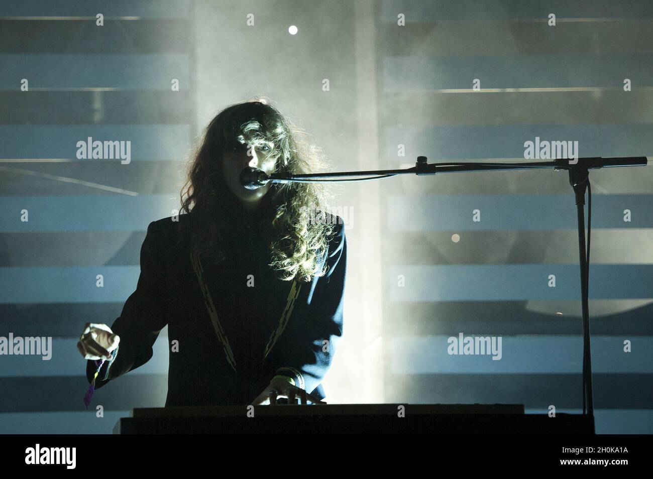 Victoria LeGrand of Beach House performs live on stage at 'End Of The ...