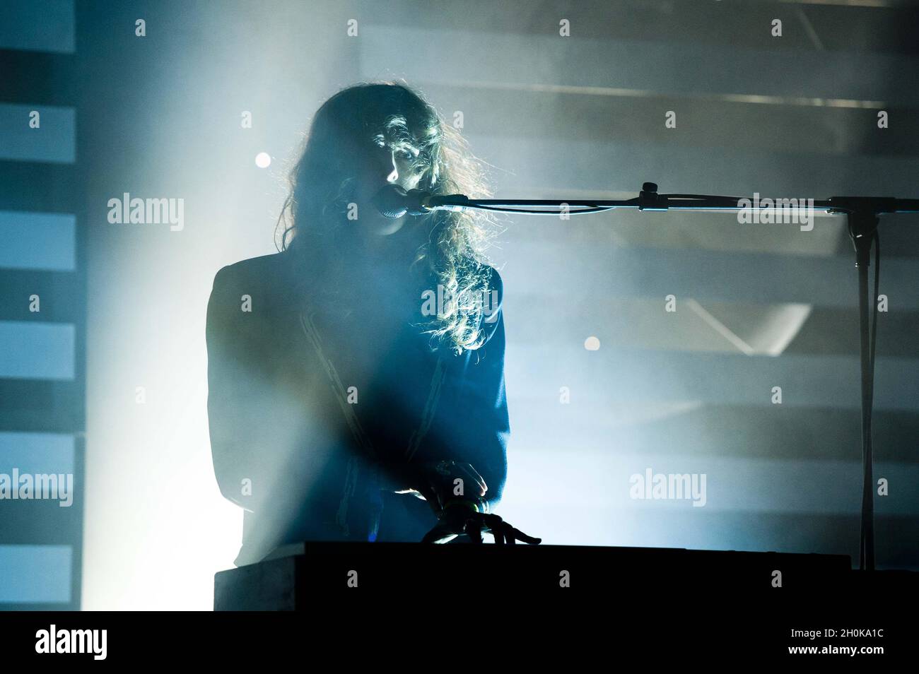 Victoria LeGrand of Beach House performs live on stage at 'End Of The ...