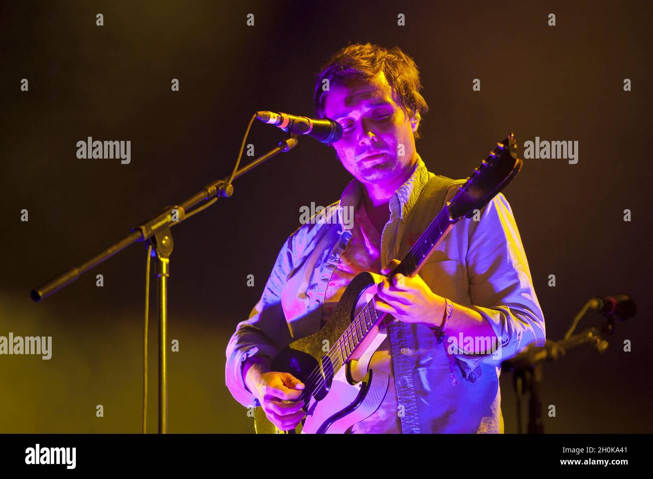 Daniel Rossen of Grizzly Bear performs live on stage at 'End Of The ...