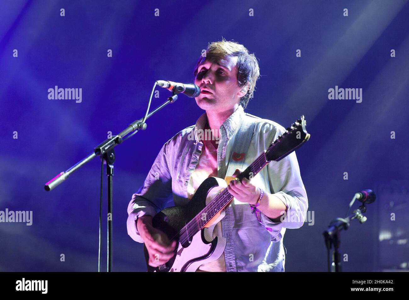 Daniel Rossen of Grizzly Bear performs live on stage at 'End Of The ...