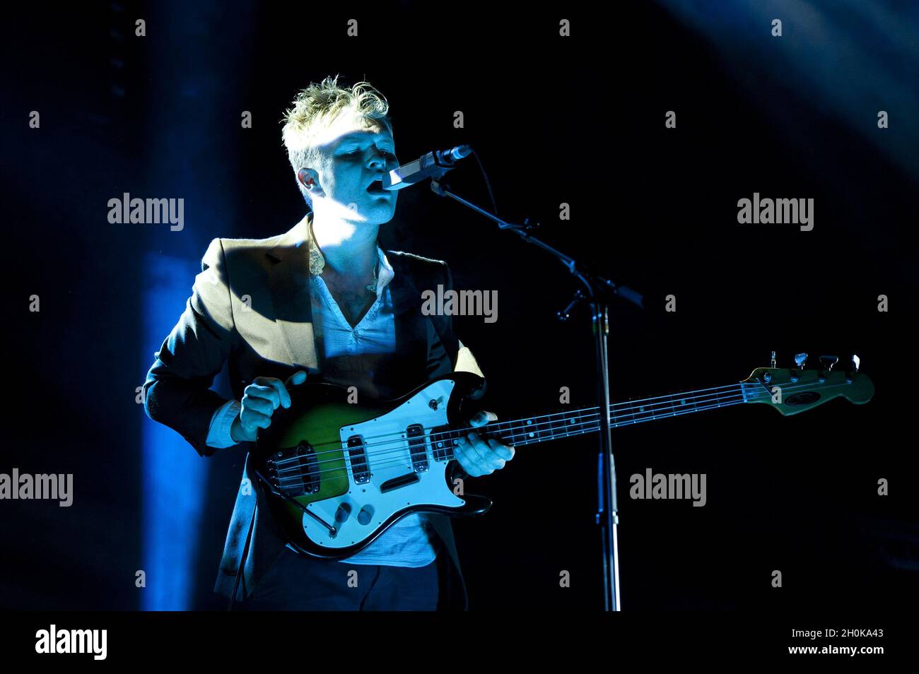 Chris Taylor of Grizzly Bear performs live on stage at 'End Of The Road ...