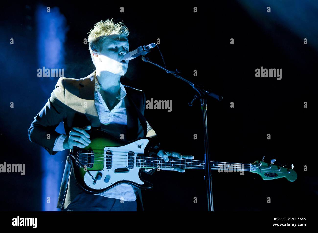 Chris Taylor of Grizzly Bear performs live on stage at 'End Of The Road ...