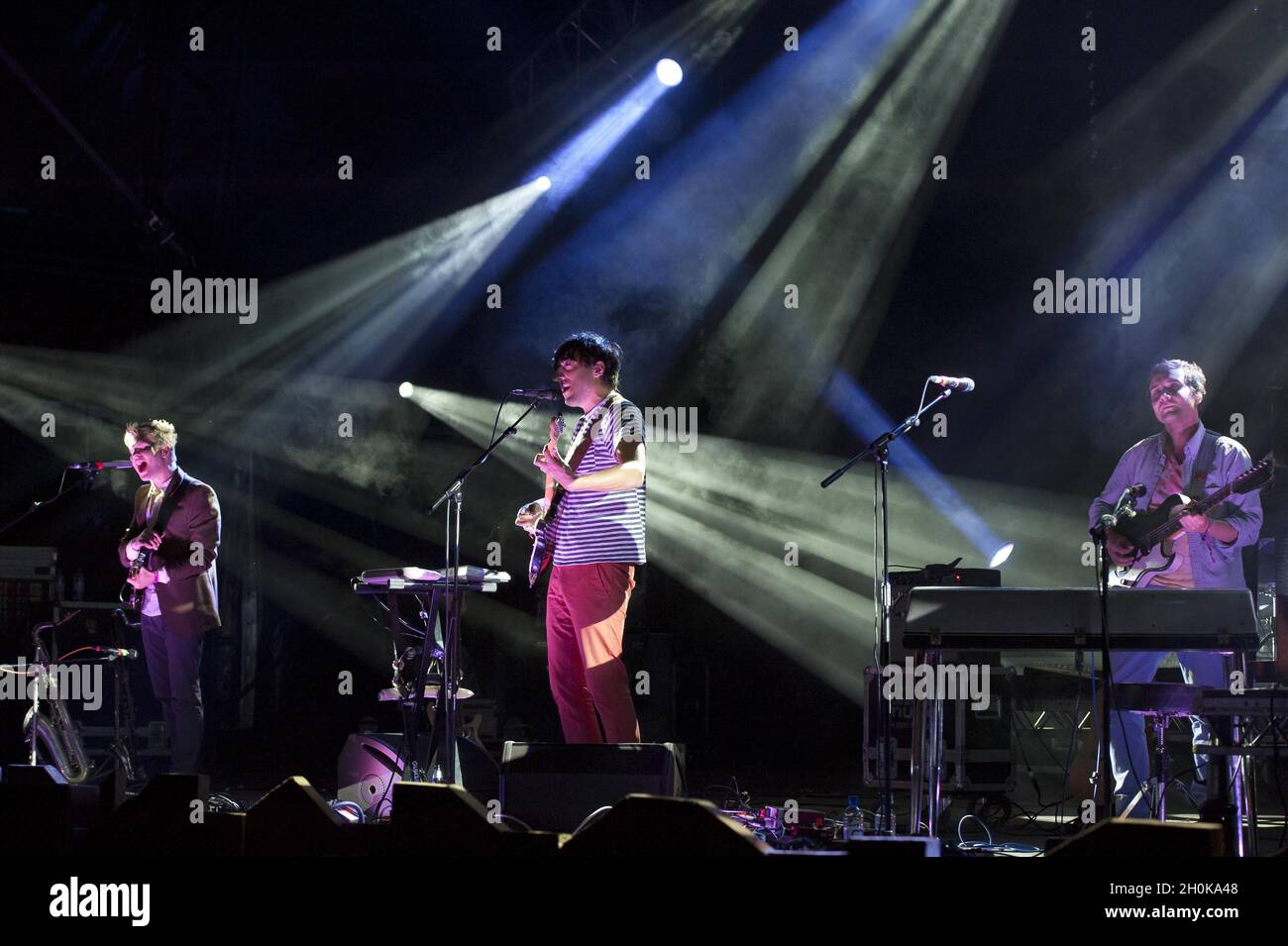 Grizzly Bear perform live on stage at 'End Of The Road' Festival ...