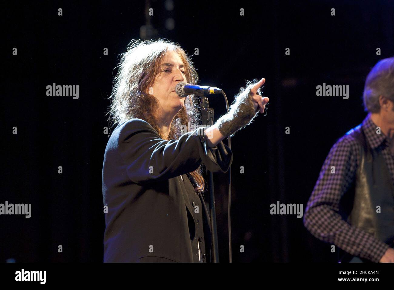 Patti Smith performs live on stage at 'End Of The Road' Festival ...