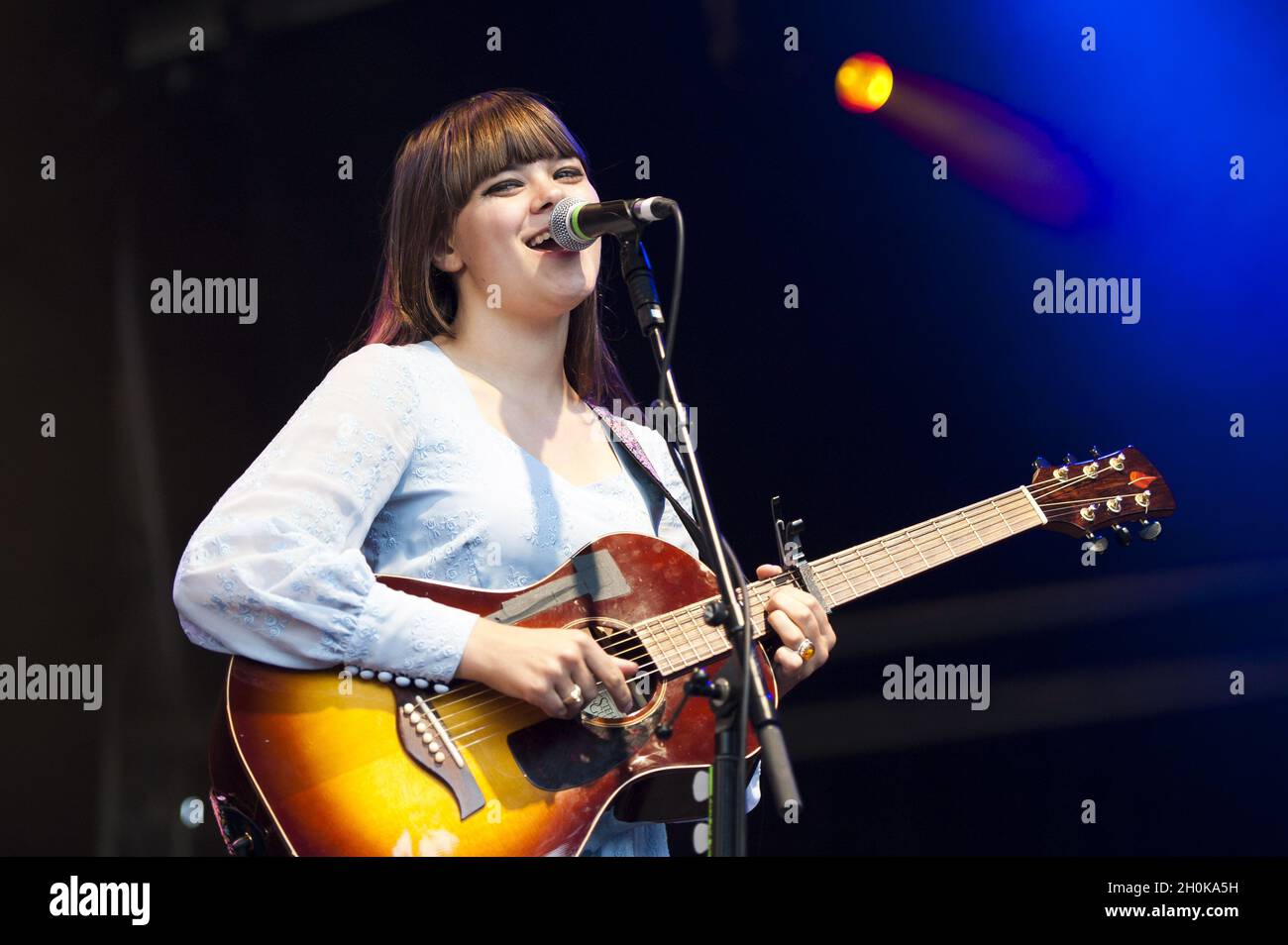 Klara Soderberg of First Aid Kit performs live on stage at 'End Of The ...