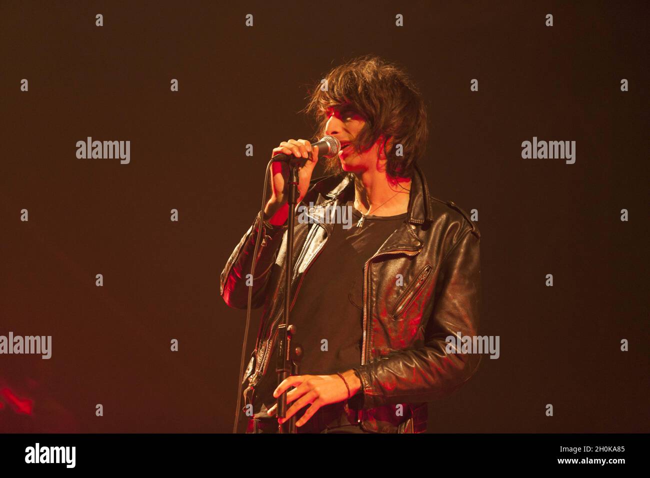 Faris Badwan of The Horrors performs live on stage at Bestival 2012 ...