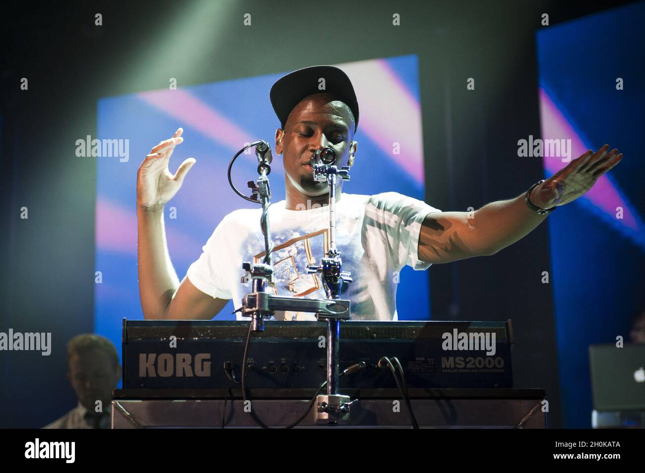 Labrinth performs live at the Roundhouse in central London, as part of ...