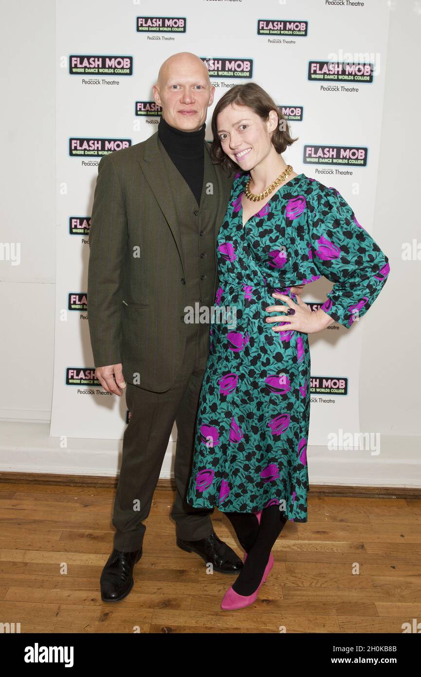 Camilla Rutherford and partner attend the opening night of Flash Mob at ...