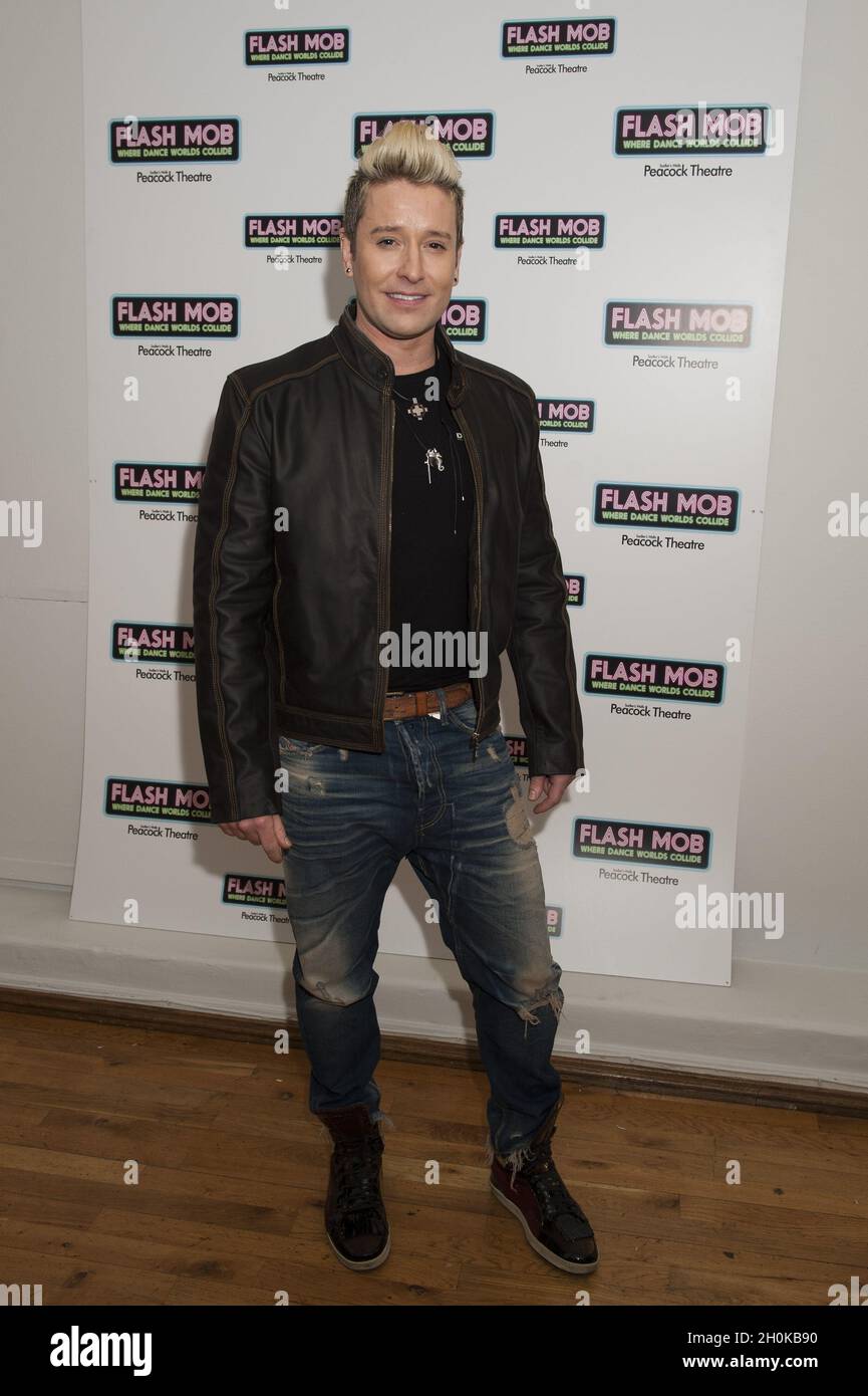 Andrew Stone attends the opening night of Flash Mob at the Peacock ...