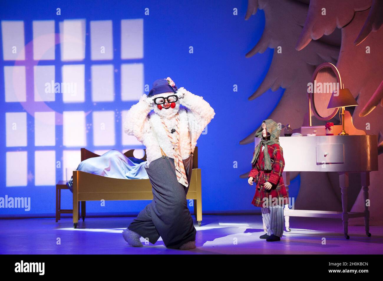 A scene from The Snowman, performed by the Birmingham Repertory Theatre ...