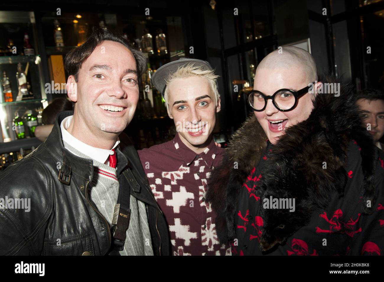 Craig Revel- Horwood, Paul Treacy (Boy George) and Sam Buttery (Leigh ...
