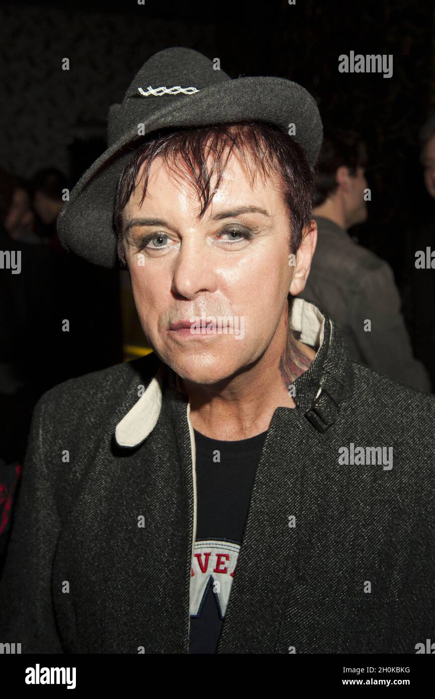 Steve Strange attends the Taboo cast change at Brixton House, London ...