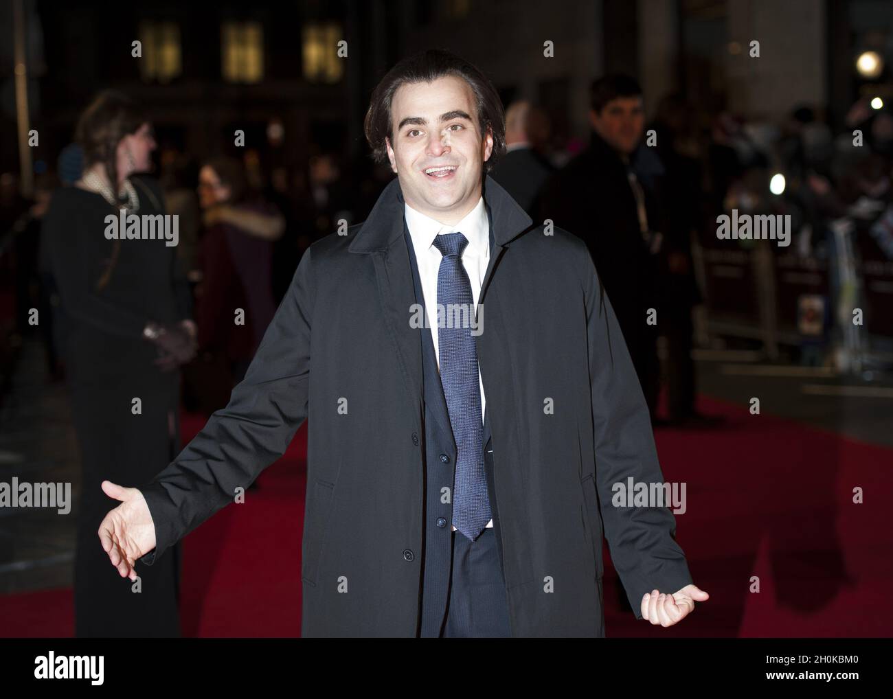 Nicholas Jarecki (Director) arrives at the Premiere of Arbitrage, Odeon ...