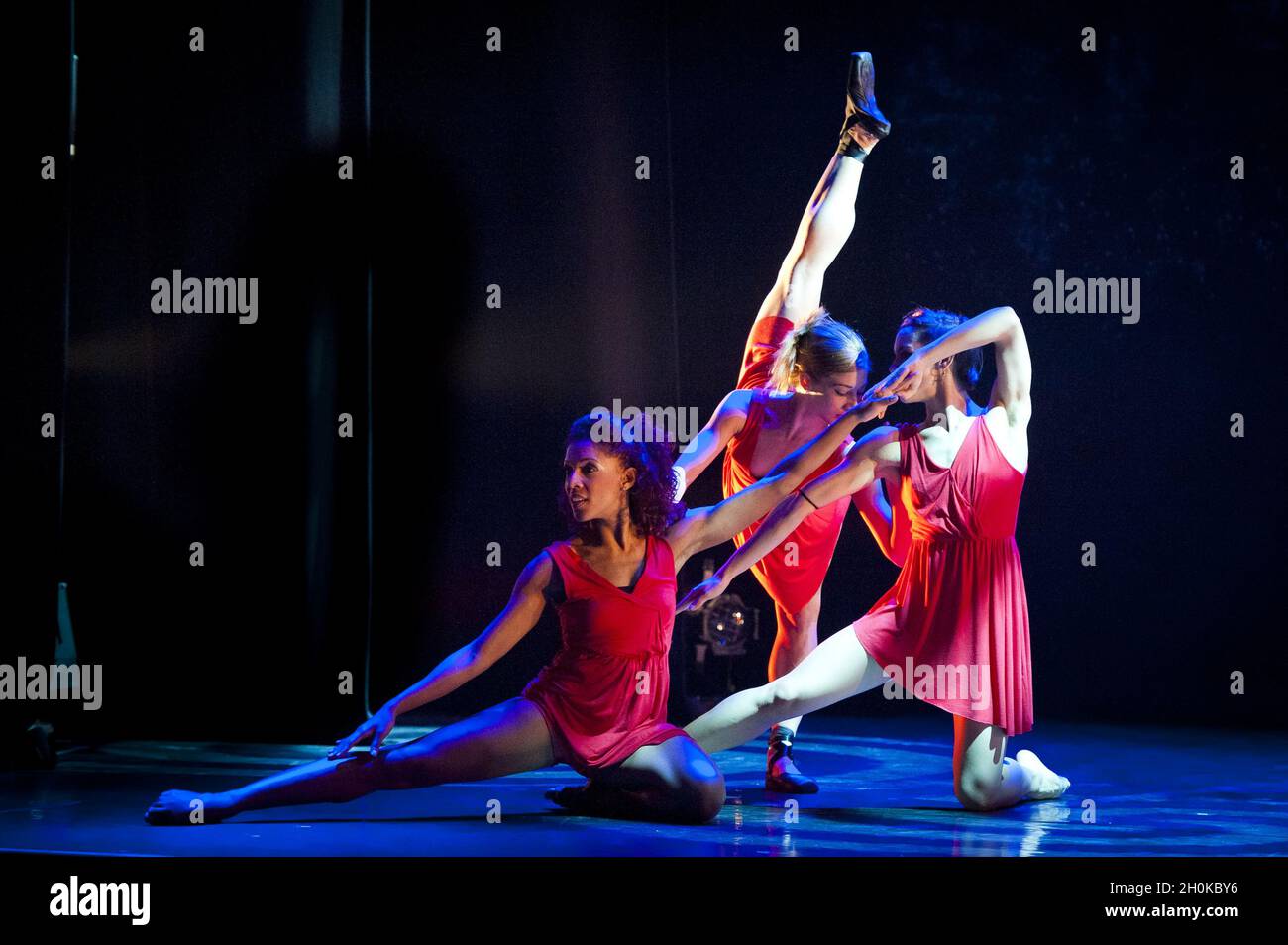 Cuban Dancers perform in Ballet Revolucion, at the Peacock Theatre ...