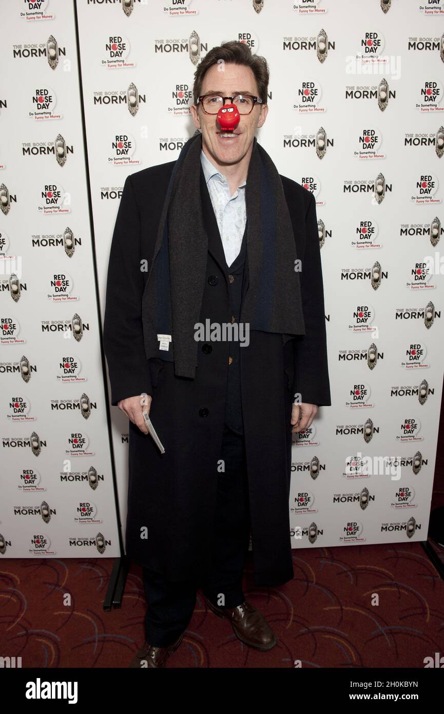 Rob Brydon attends The Book of Mormon Red Nose Day Gala, the Prince of ...