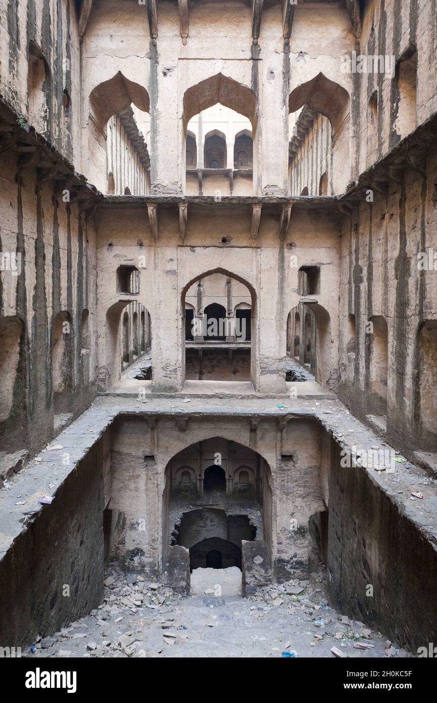 The Neemrana Baori in Neemrana, India Stock Photo - Alamy