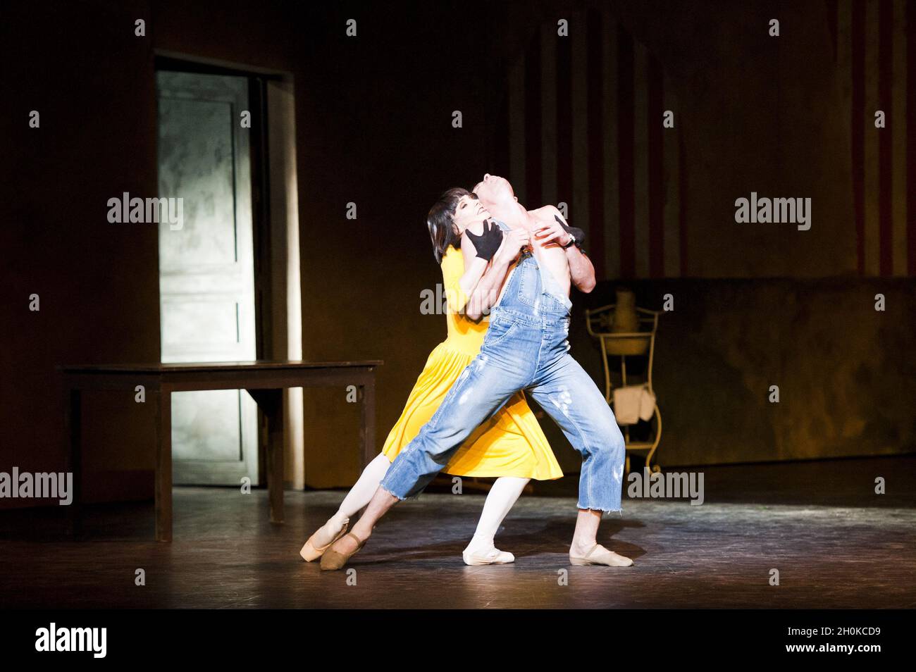 Tamara Rojo and Nicolas Le Riche perform Le Jeune Homme et La Mort as ...