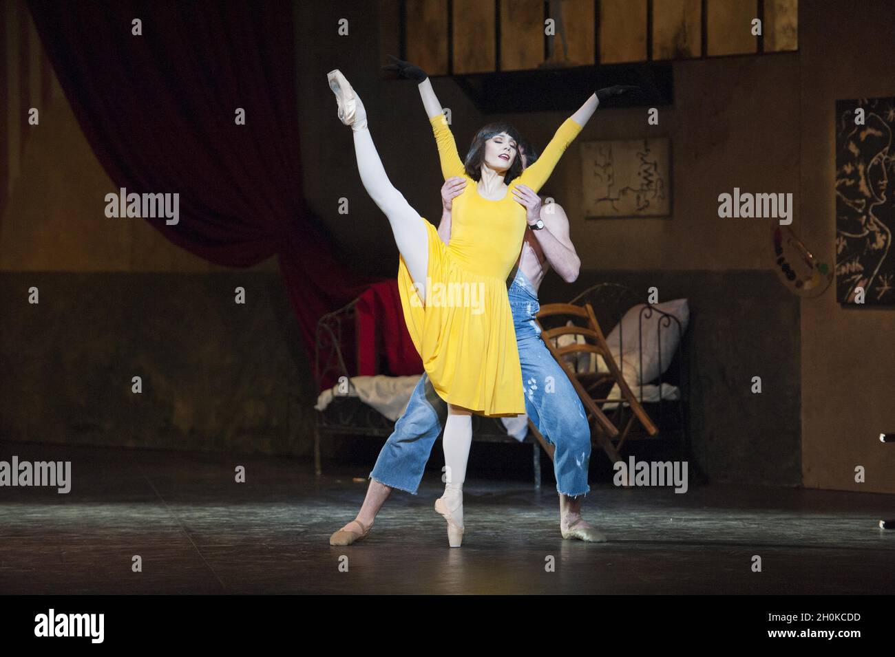Tamara Rojo and Nicolas Le Riche perform Le Jeune Homme et La Mort as ...
