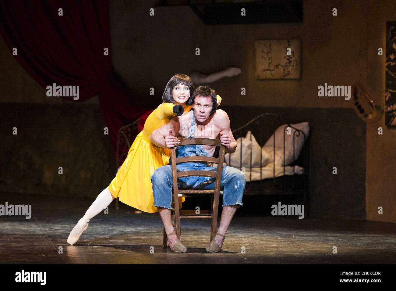 Tamara Rojo and Nicolas Le Riche perform Le Jeune Homme et La Mort as ...