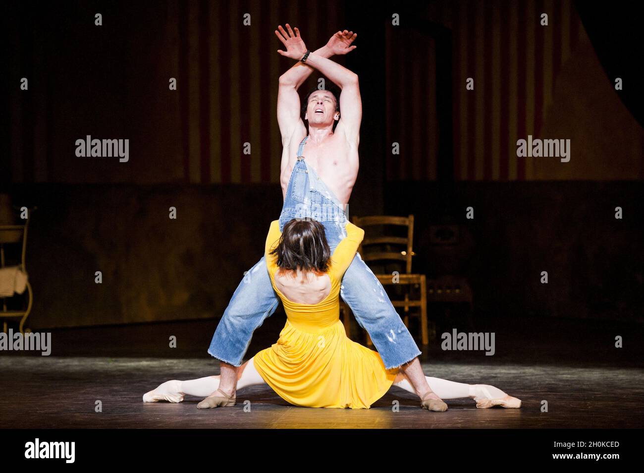 Tamara Rojo and Nicolas Le Riche perform Le Jeune Homme et La Mort as ...