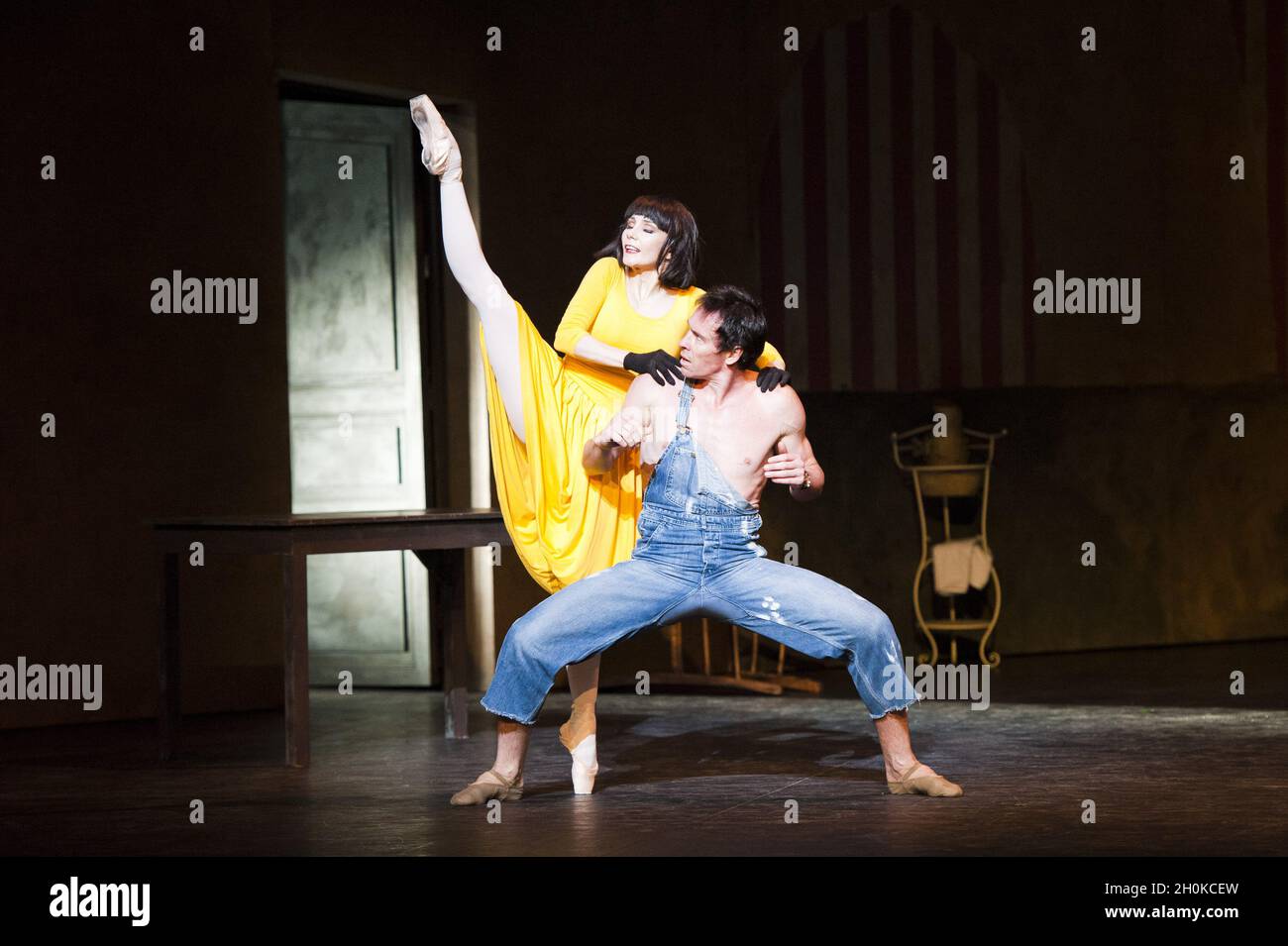 Tamara Rojo and Nicolas Le Riche perform Le Jeune Homme et La Mort as ...