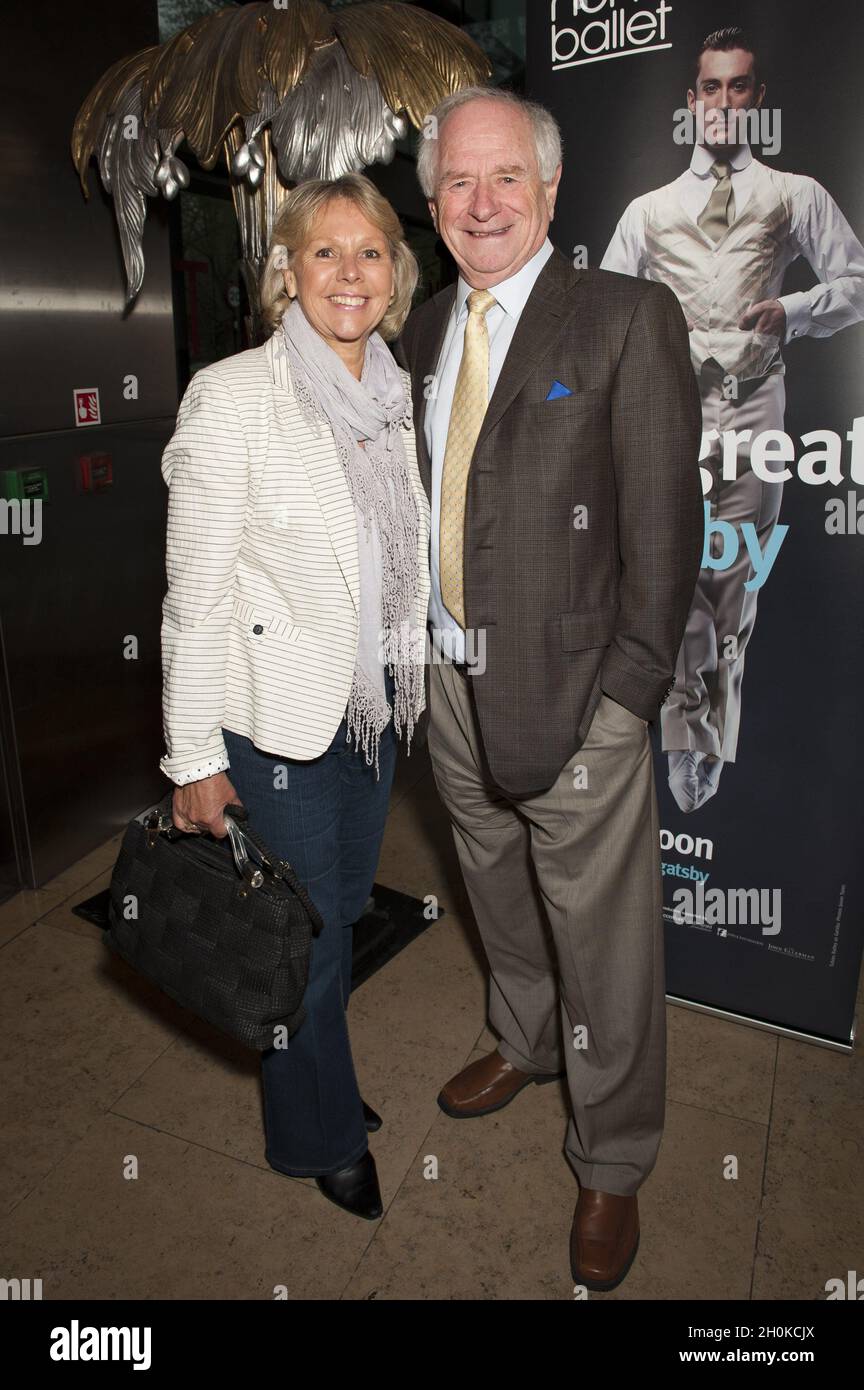 Johnny Ball and wife Di attend Northern Ballet's The Great Gatsby ...