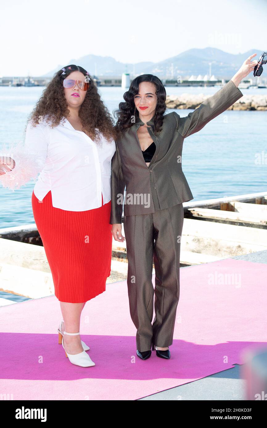 France. Cannes, on October 13, 2021, Maya Landsman and Einat Holland ...